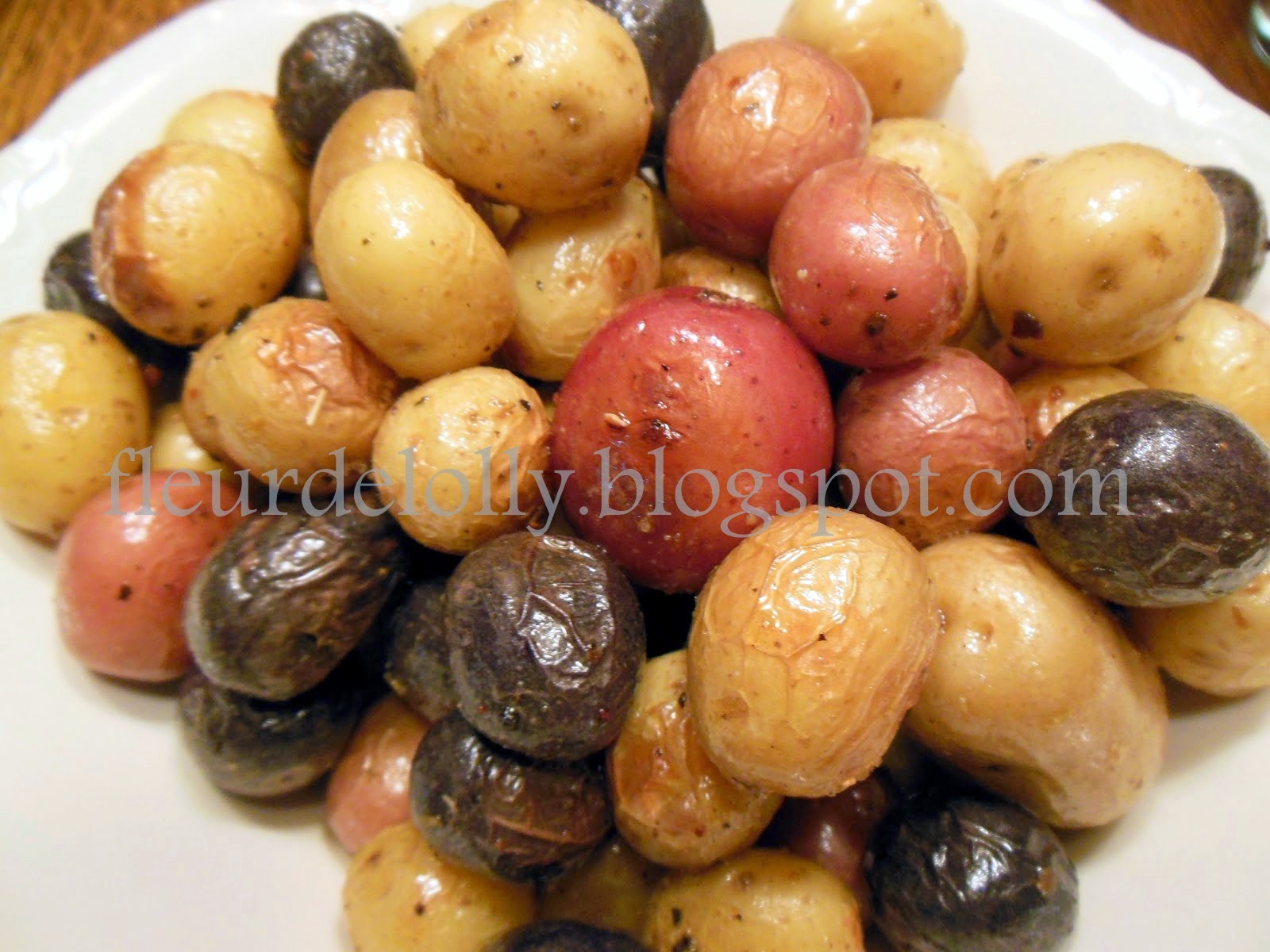 Fleur de Lolly: Roasted Mixed Potatoes