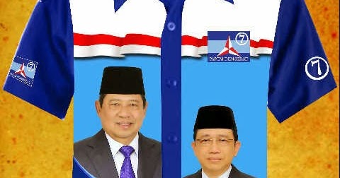 KEMEJA PARTAI CALEG DEMOKRAT SBY MARZUKI ALIE ~ CV. HARAPAN PERDANA