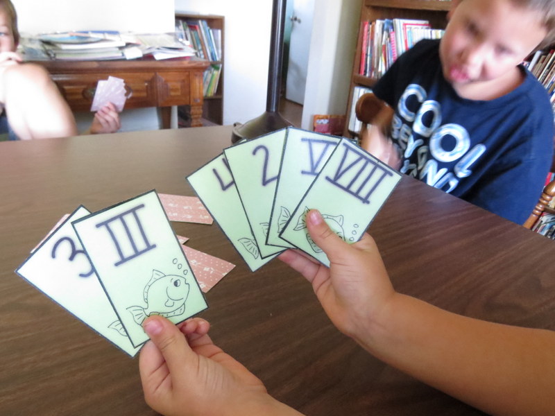 Games For Learning: Go Fish Roman Numerals