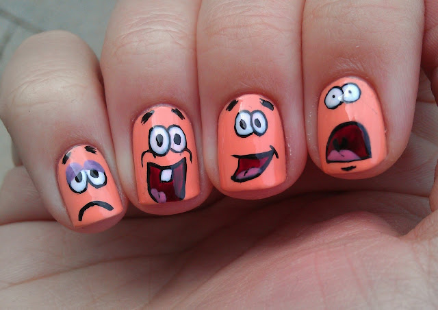 nailartinc: PATRICK STAR NAILART