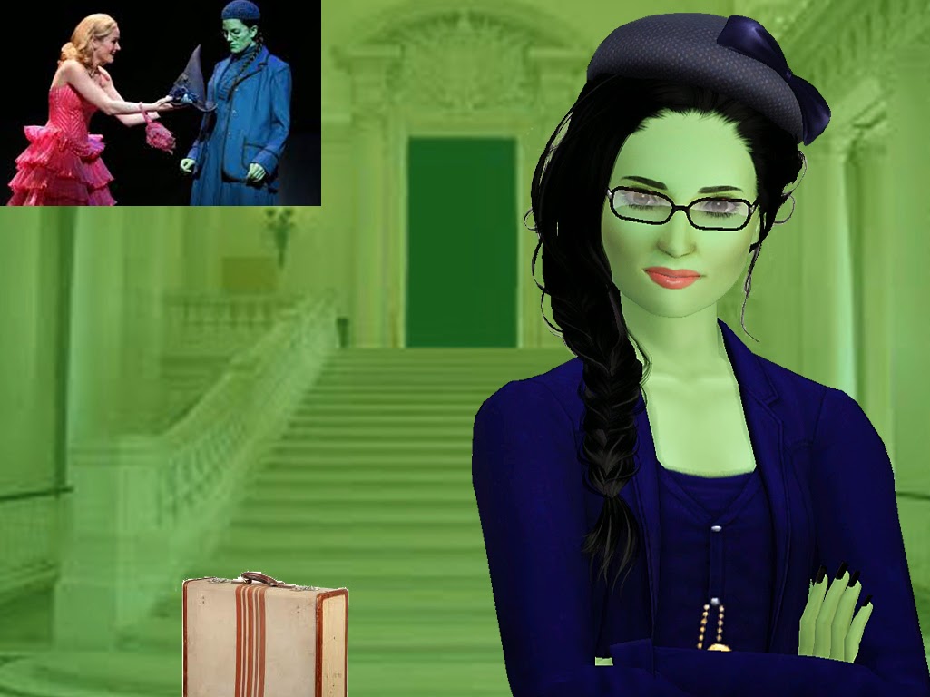 Sims and Just Stuff: Elphaba from Wicked by squarepeg56