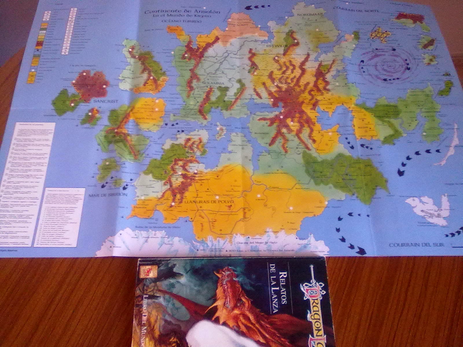 Rol de los 90: Relatos de la Lanza / Caja azul de la Dragonlance (1ª parte)