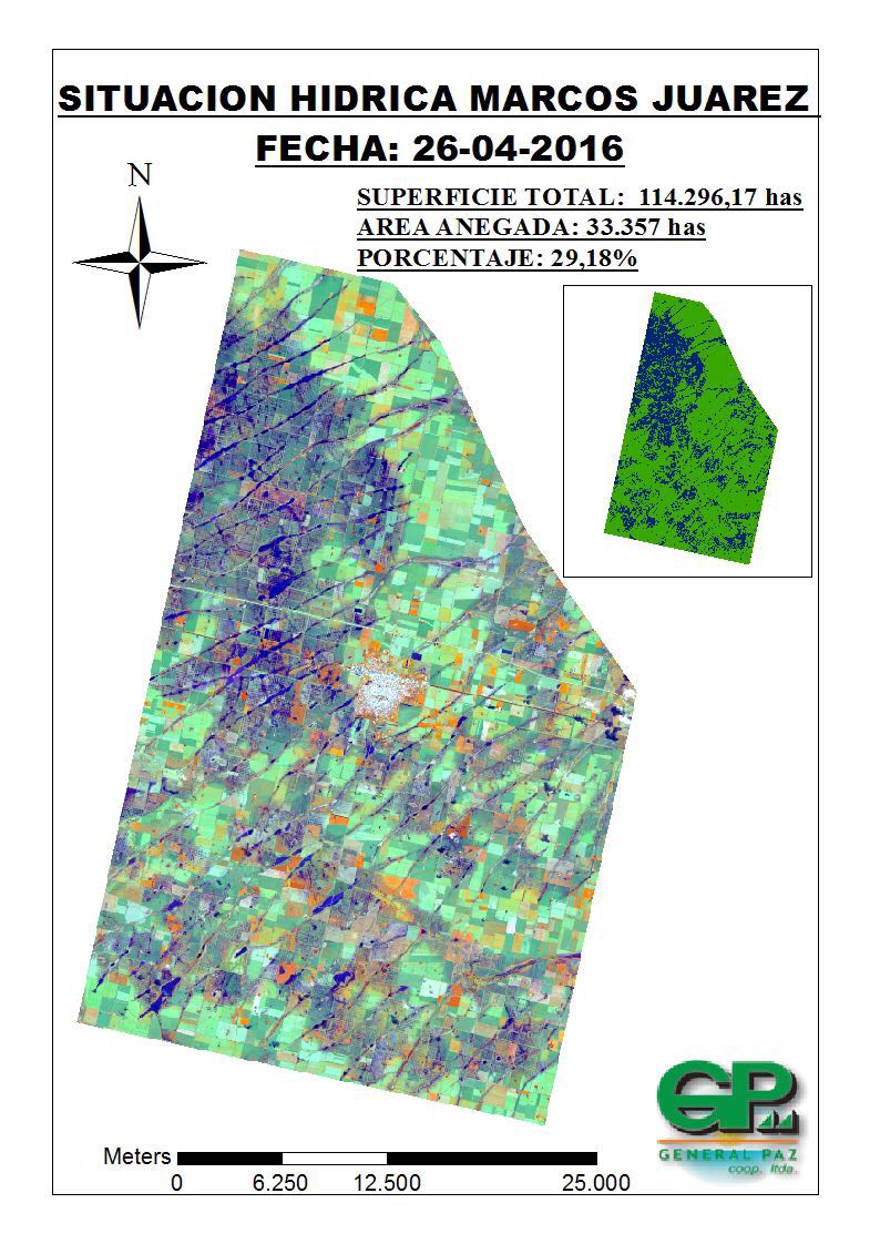 Situación Hídrica en Marcos Juárez