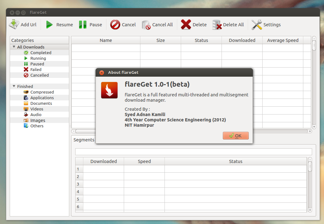 flareGet: Download Manager Mirip IDM untuk Ubuntu