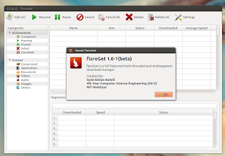 flareGet: Download Manager Mirip IDM untuk Ubuntu