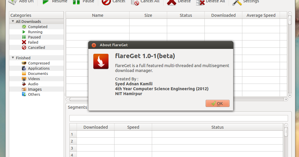 flareGet: Download Manager Mirip IDM untuk Ubuntu