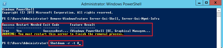 Cara Merubah tampilan GUI ke Core Windows Server 2016 - Let's Read