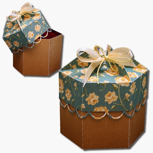 Multi-Sided Gift Boxes with Lids | Bits of Paper