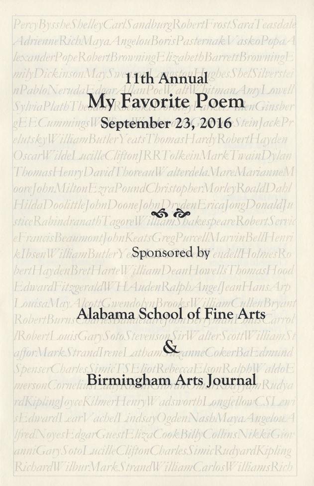 Not Dark Yet: My Favorite Poem