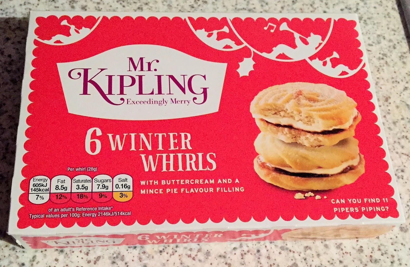 Archived Reviews From Amy Seeks New Treats: Mr Kipling Winter Whirls