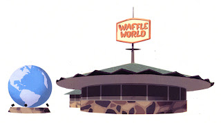 the art of kevin nelson: "Bolt" waffle worlds