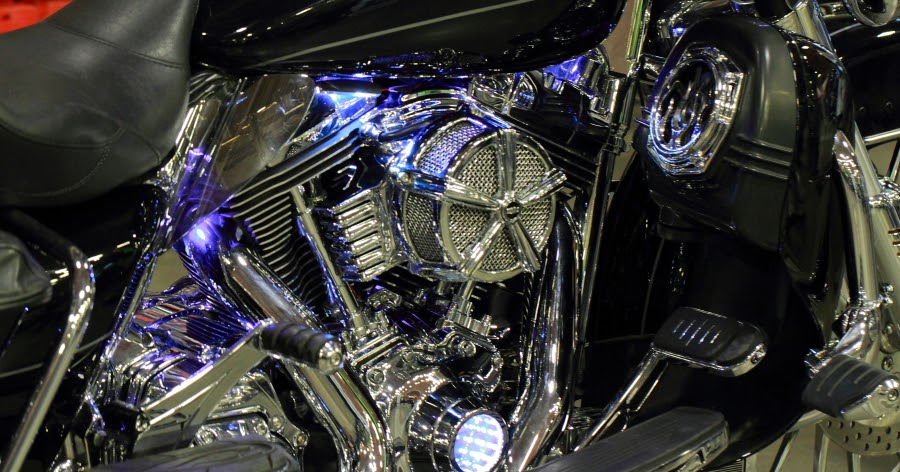 Just People: Mororcycle Show: A New Bike, with Lighting Package