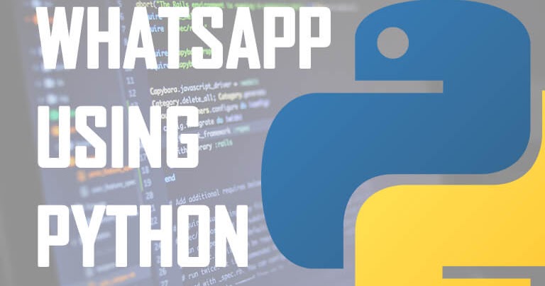 Whats-app using Python!