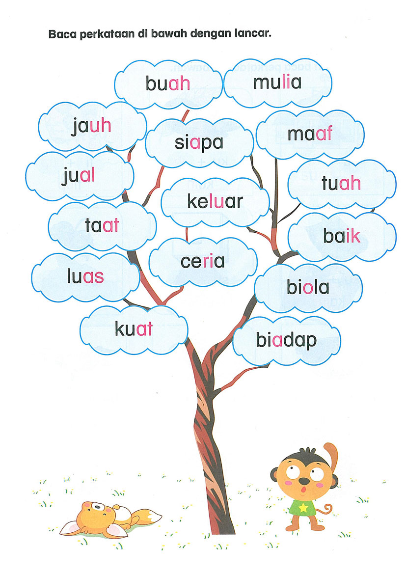 TAY SU SEIN D20102044035 (EL-J09): Perkataan yang mengandungi vokal ...