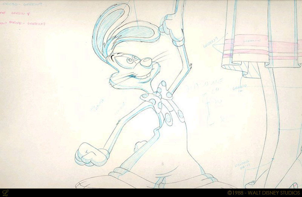 Living Lines Library: Who Framed Roger Rabbit (1988) - Character Design