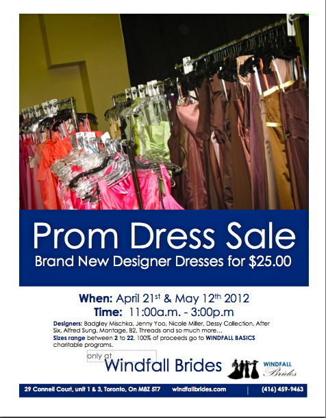 Windfall Brides: HUGE PROM DRESS SALE AT WINDFALL BRIDES BOUTIQUE!