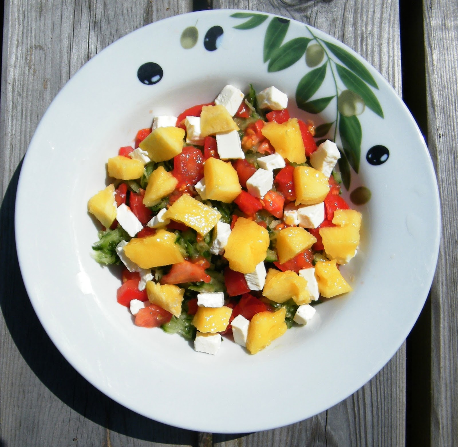 Bergua Rico y sano: Ensalada de pepino rallado