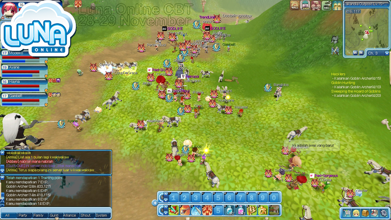 Luna Online Gemscool CBT to OBT