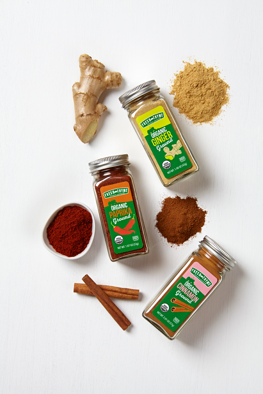 Fresh Thyme Organic Premium Spice Range – Packaging Of The World
