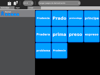 XO como Recurso de Aprendizaje: Palabras con pra, pre , pri, pro, pru