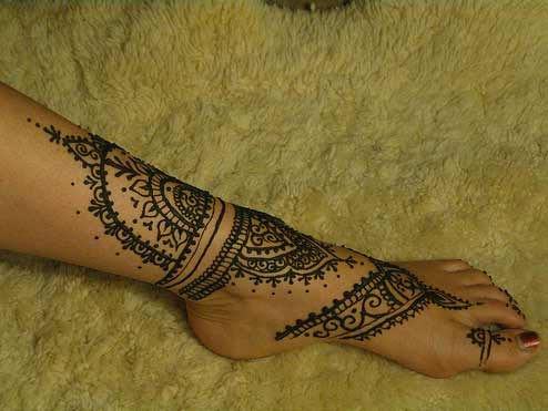 Bridal Arabic Foot Designs | zentrader