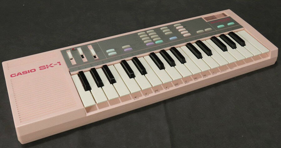 MATRIXSYNTH: Pink CASIO SK-1 PK w/ Original Box