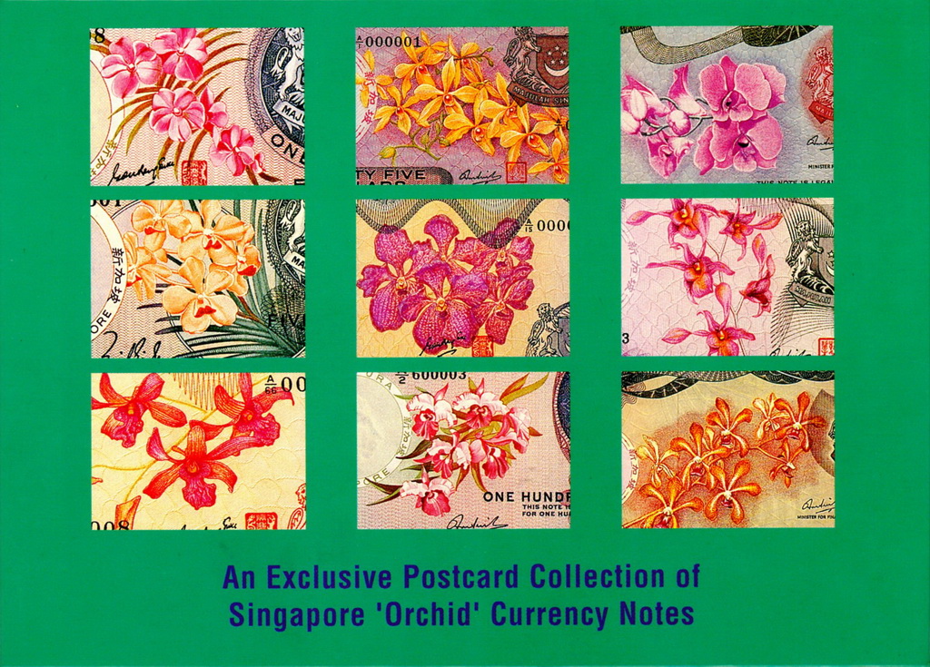 Postcard Interchange 明信片交流站: Singapore 1ST SERIES - THE ORCHID SERIES ...