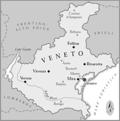 Veneto Mapa de la Ciudad | Mapa de Italia Ciudades