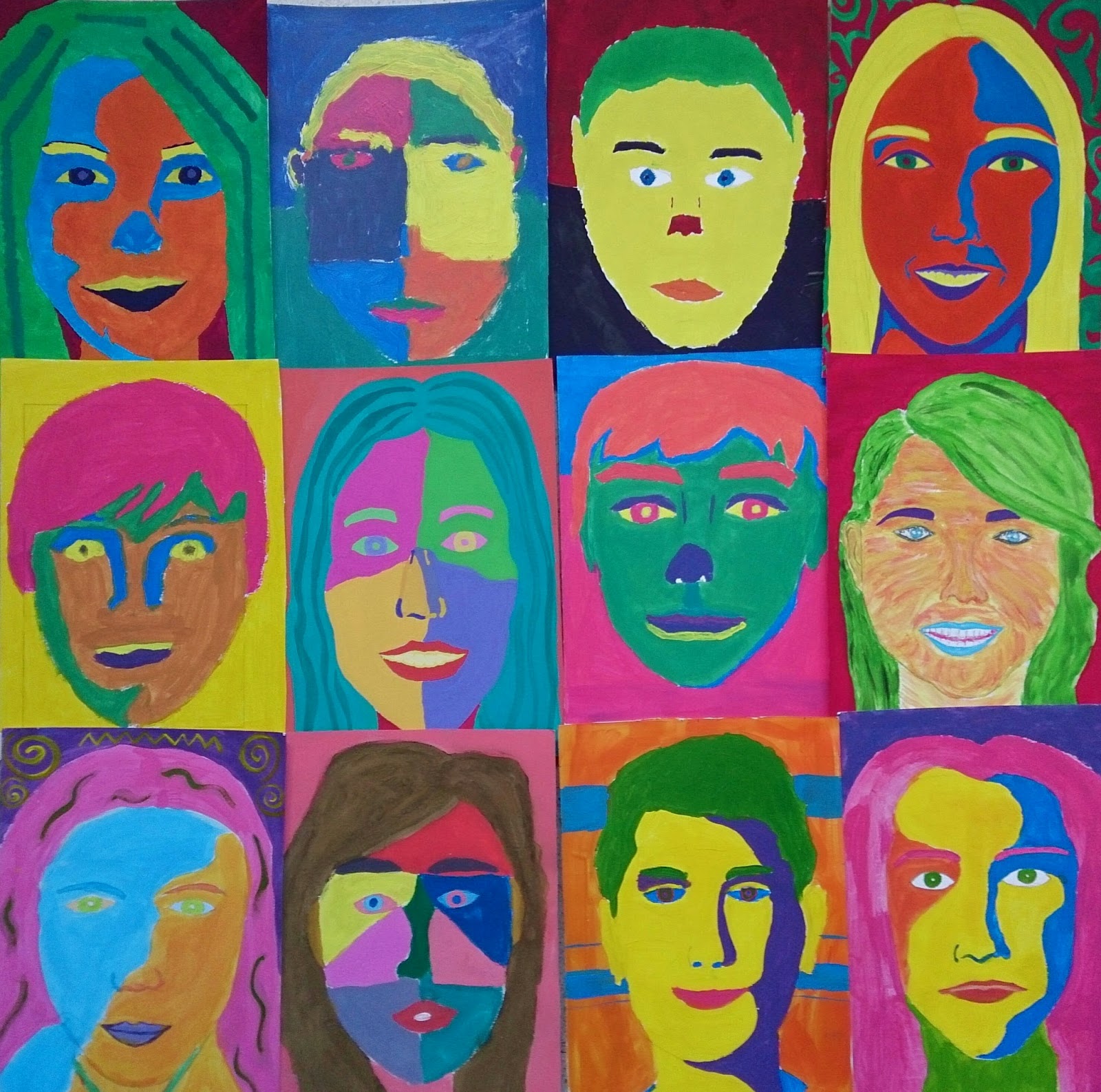 Educación Plástica y Visual: Pintando con complementarios