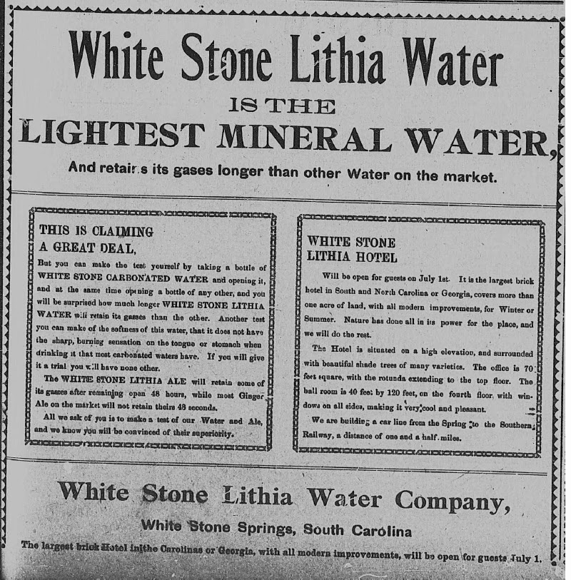 Whitestone Springs part 1: Visiting the spring and hotel