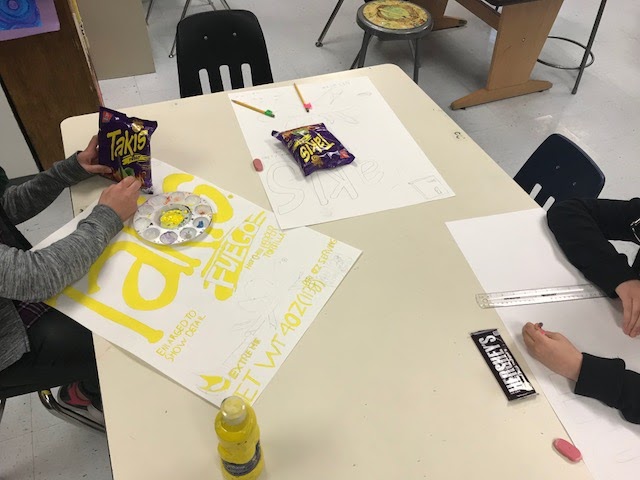 Clarketastic Art: 7th Grade Pop Art Candy Paintings