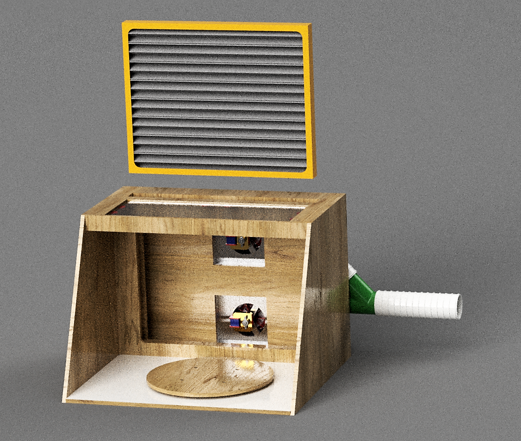 The Tinkers Workshop: Work Table Spray Booth Project