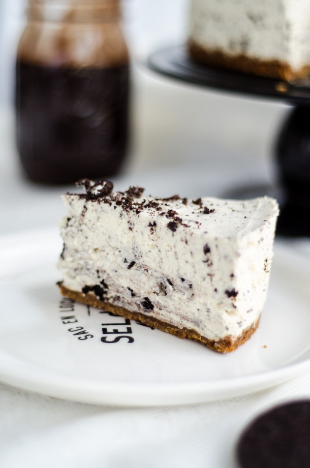 Louise´s Spis: No-Bake Oreo Cheesecake with a Heavenly Chocolate Fudge ...
