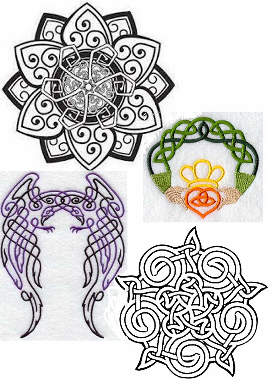 Queen Medb and Finnabair: Celtic Designs and Knots Moodboard
