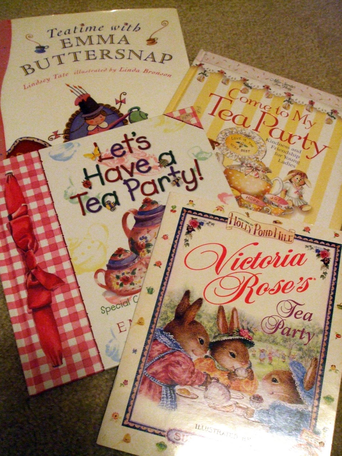 Rosemary's Sampler: Children's Tea Party Books