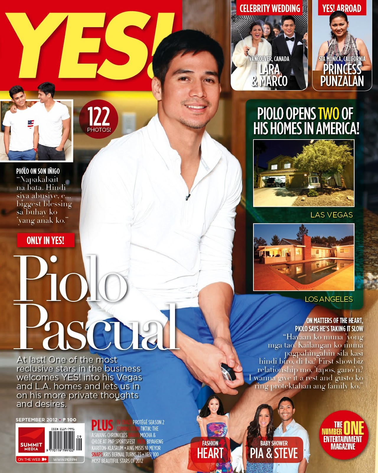 Turtz on the Go: Piolo Pascual Covers YES! Magazine September Issue