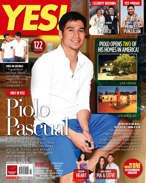 Turtz on the Go: Piolo Pascual Covers YES! Magazine September Issue