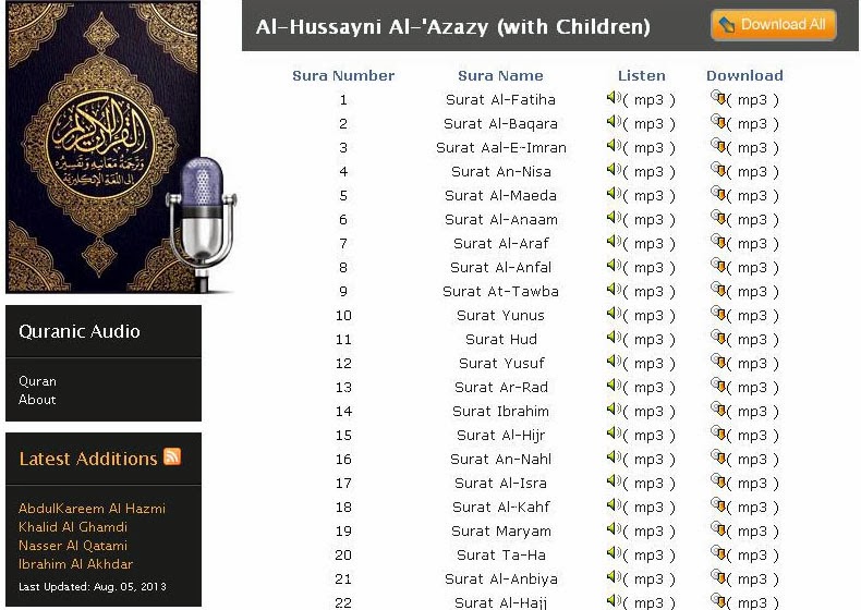 CARA MUDAH DOWNLOAD Al-Quran mp3 | ghofar