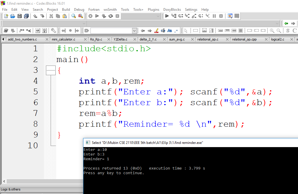 Black-White Mubin | মুবিনের রাফখাতা: C programming:Simple C Codes with ...