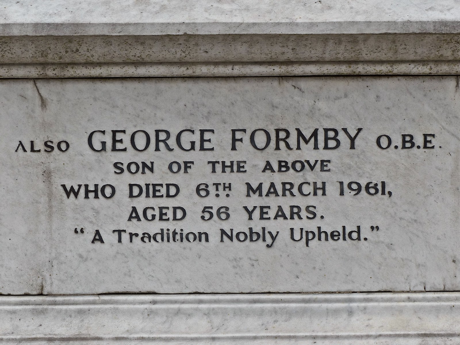The Graveyard Detective: George Formby's Grave
