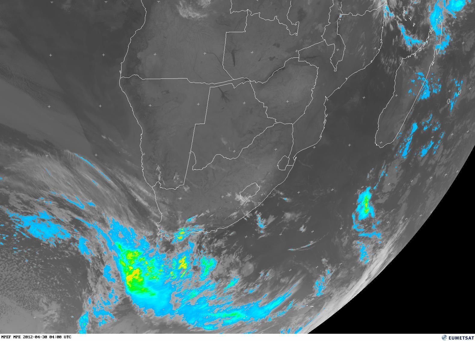 SA Weather and Disaster Observation Service: SA Weather Satellite Image ...