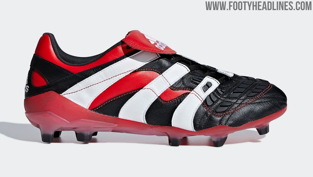 Black / White / Red Adidas Predator Accelerator 2018 Remake Boots ...
