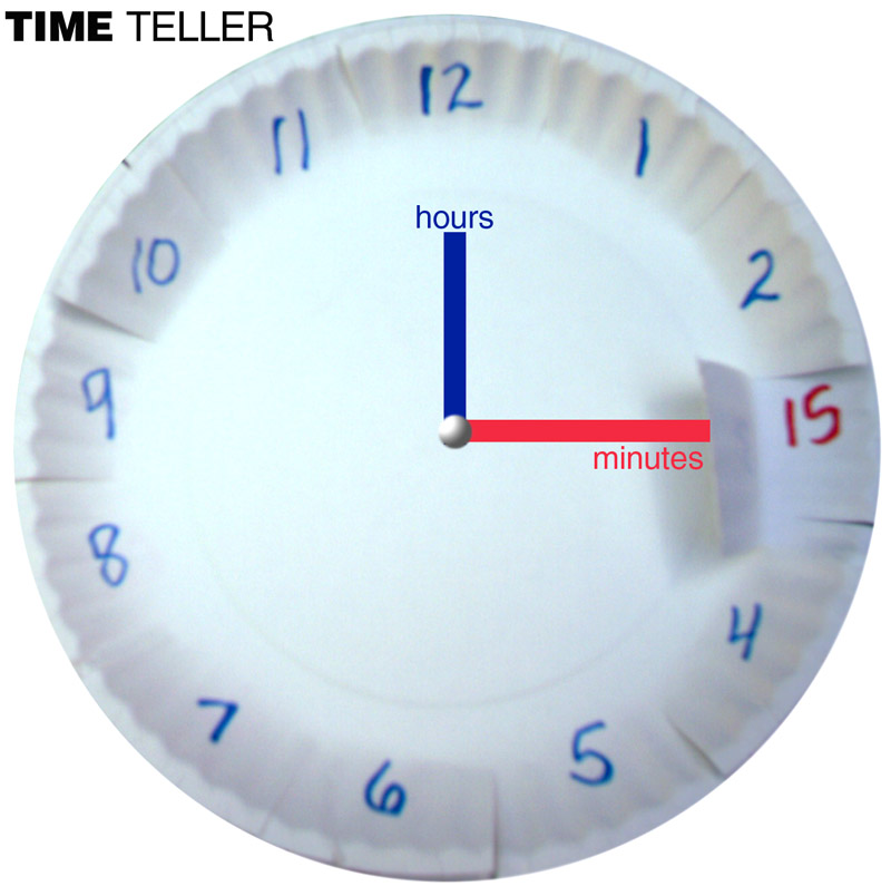 E is for Explore!: Time Teller - Lift and Peek