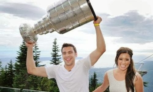 Milan Lucic with his Beautiful Wife | Sports Club Blog