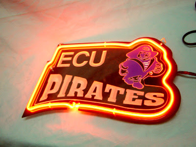 Wiki Neon Sign Blog: NCAA EAST CAROLINA ECU PIRATES FOOTBALL BEER BAR ...