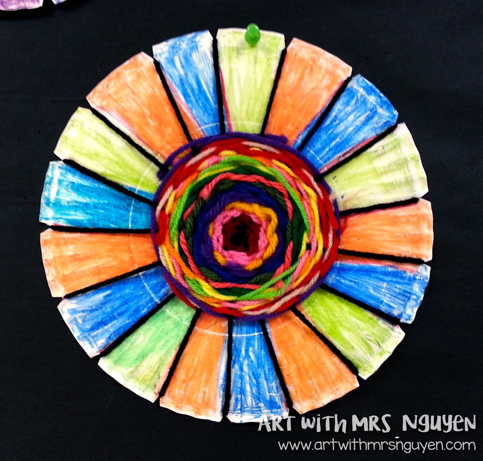 Radial Plate Weaving (3rd) | Art with Mrs. Nguyen