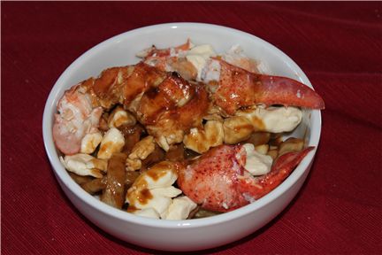 la mère veilleuse: Poutine aux homard