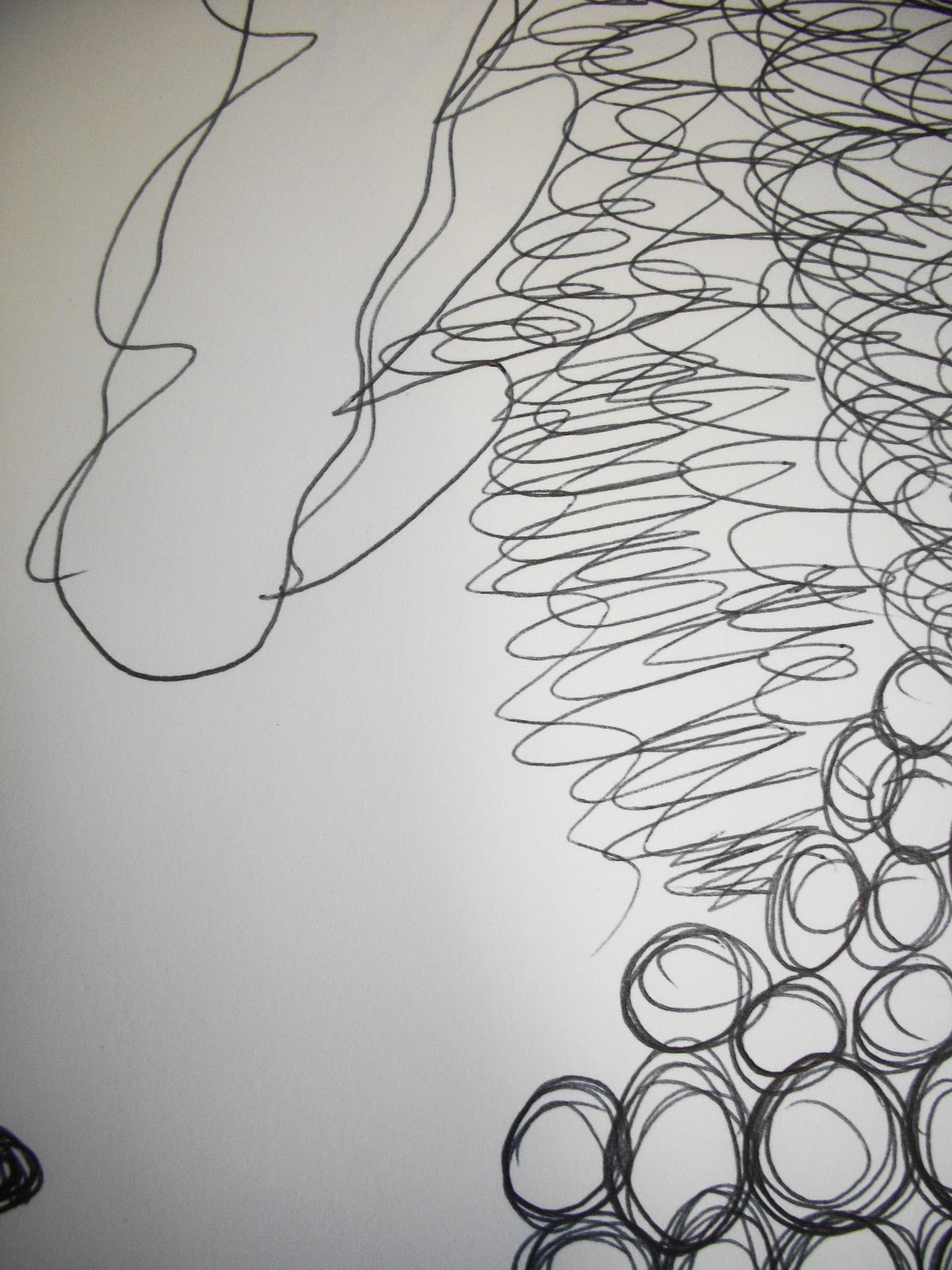 De La Salle Residency: Year 10 observational and continual line drawings.