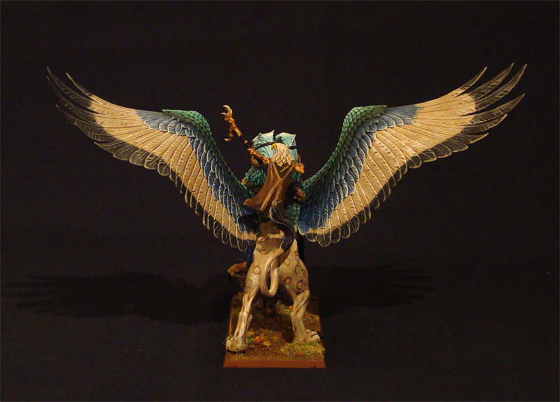 The Miniature Workshop: Empire Amber Wizard on Griffon