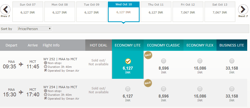 Oman Air Sale- Good deals for immediate travel - The Airline Blog